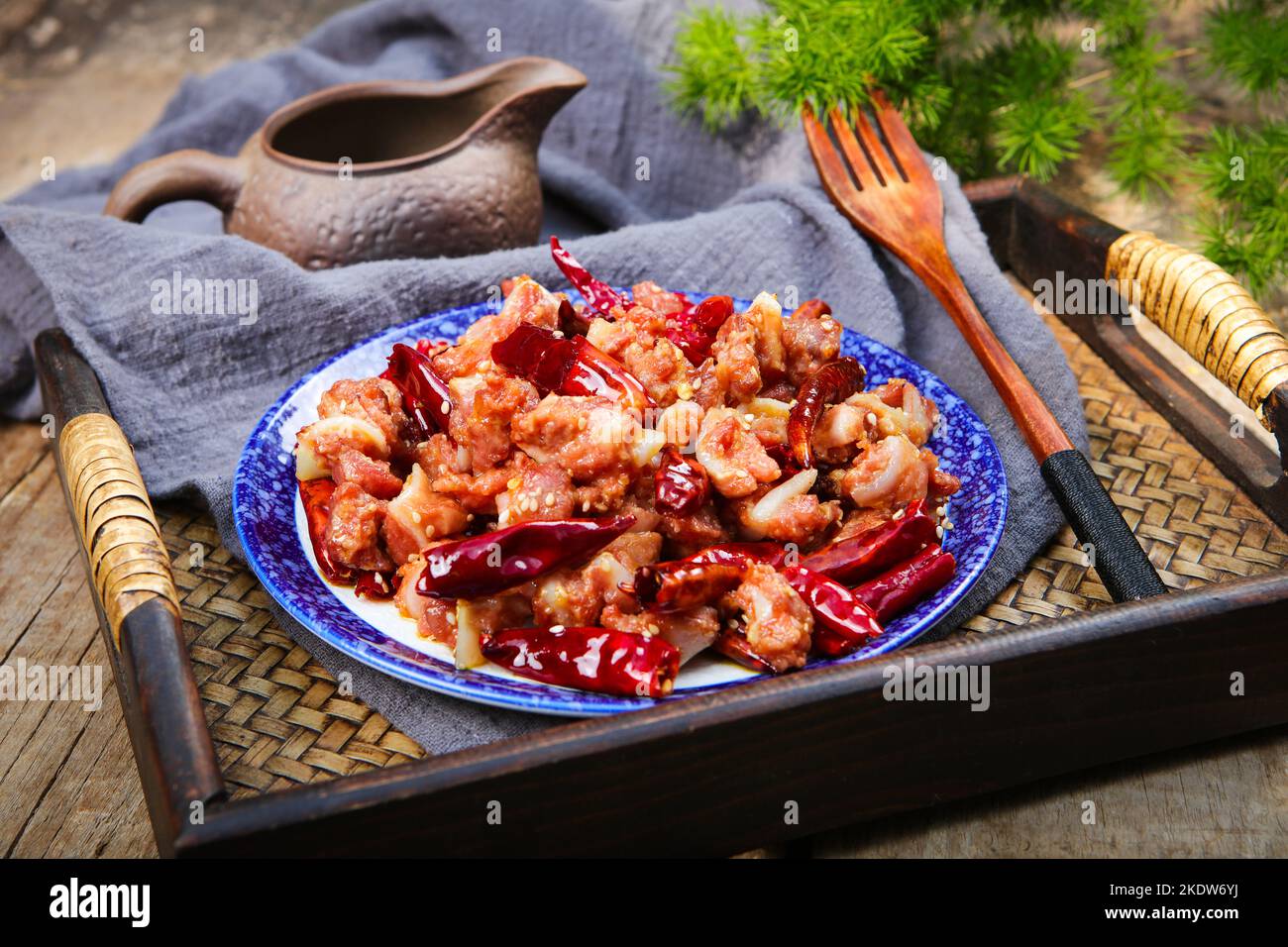 Fried pig cartilage Stock Photo - Alamy