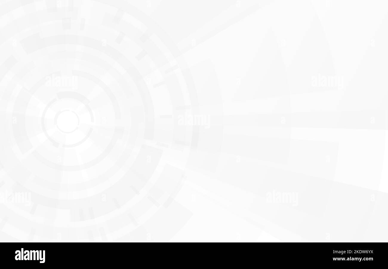 Abstract technology background. White futuristic texture with gears and ...