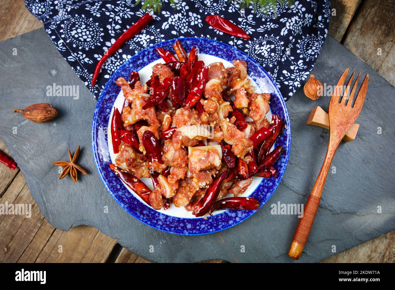 Fried pig cartilage Stock Photo - Alamy