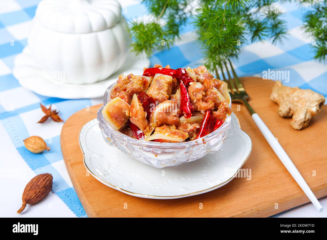 Fried pig cartilage Stock Photo - Alamy