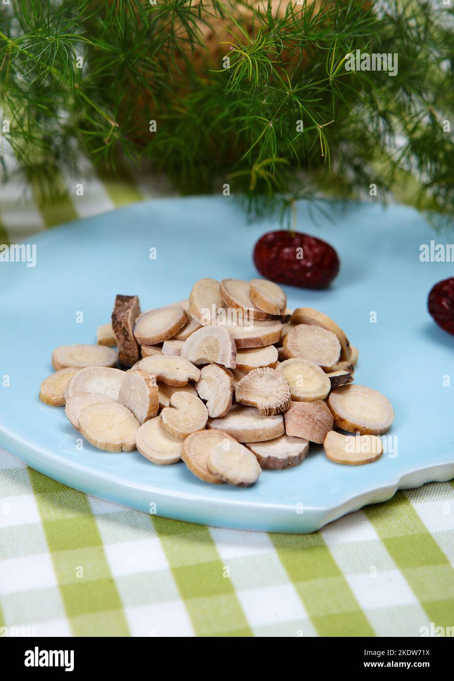 Traditional Chinese medicine radix paeoniae alba Stock Photo - Alamy