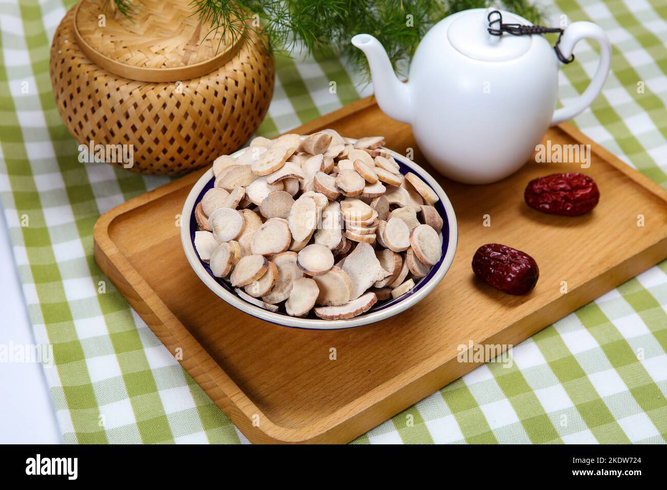 Traditional Chinese medicine radix paeoniae alba Stock Photo - Alamy