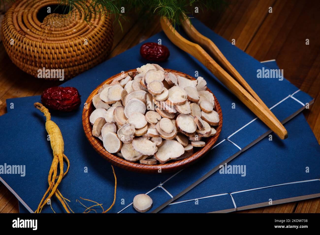 Traditional Chinese medicine radix paeoniae alba Stock Photo - Alamy