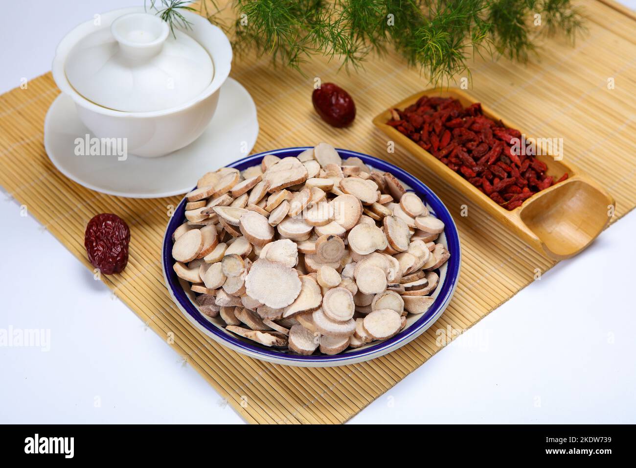Traditional Chinese medicine radix paeoniae alba Stock Photo - Alamy