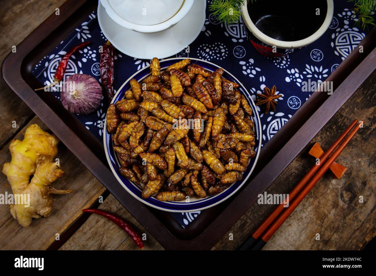 Edible insect meals hi-res stock photography and images - Alamy