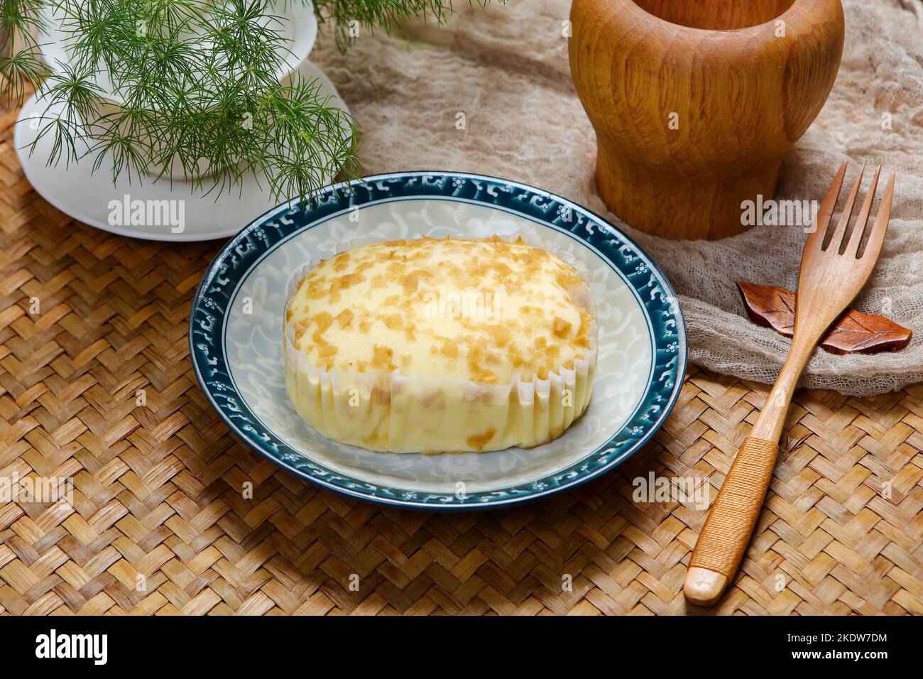 Delicious steamed cake Stock Photo - Alamy