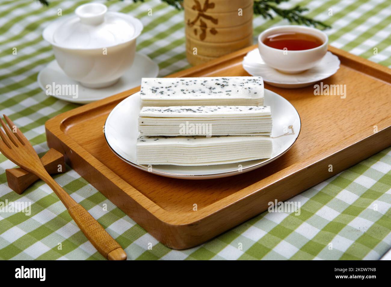 Sweetened rice flour cake hi-res stock photography and images - Alamy