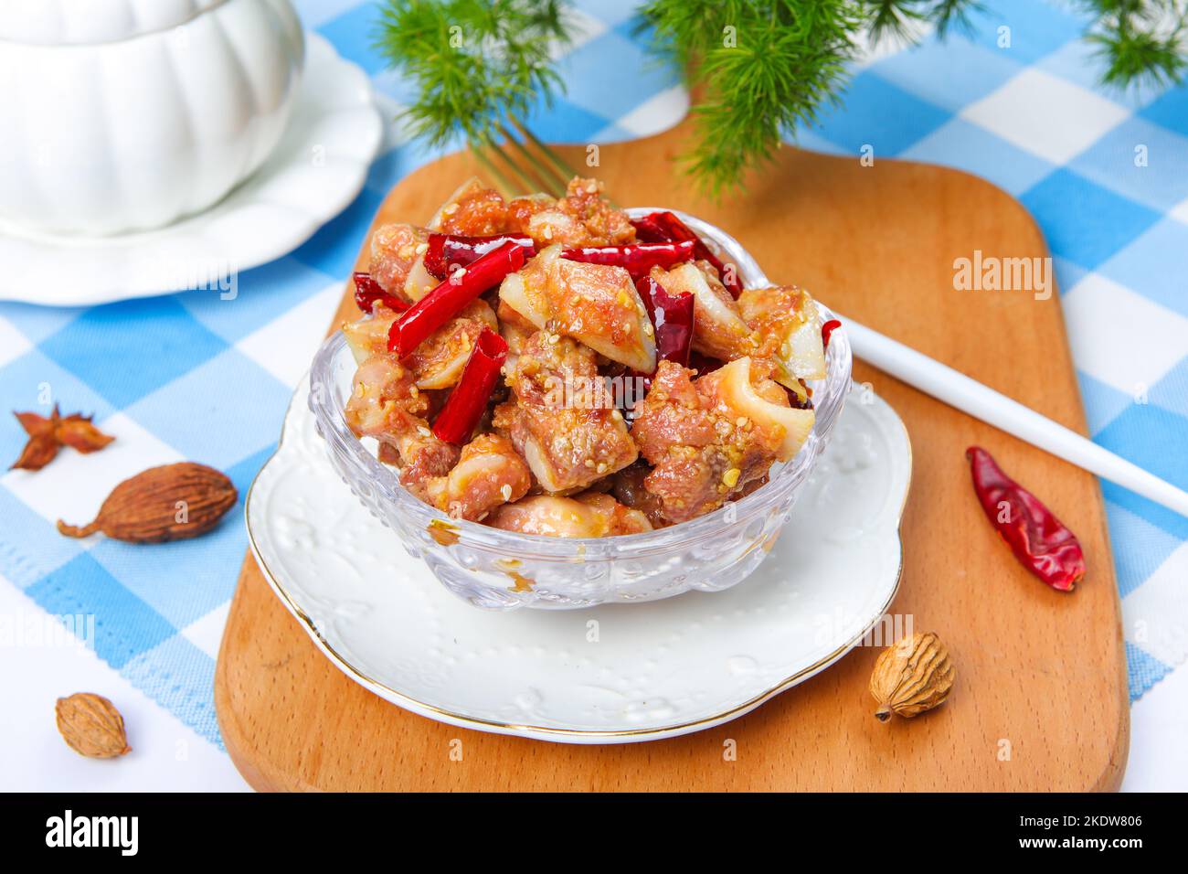 Fried pig cartilage Stock Photo - Alamy