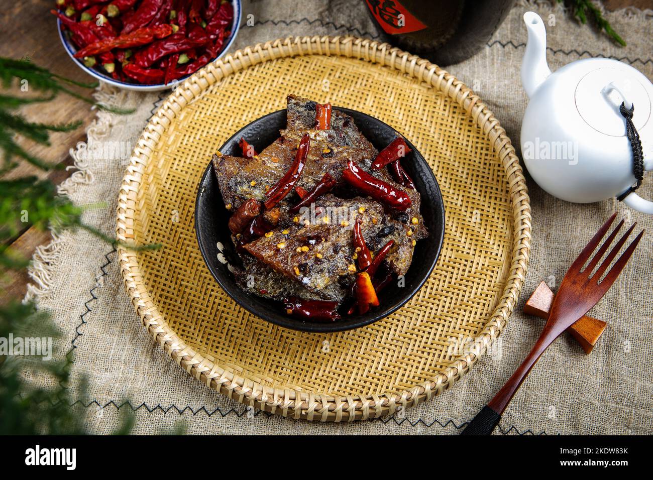 A plate of Fried hairtail Stock Photo - Alamy