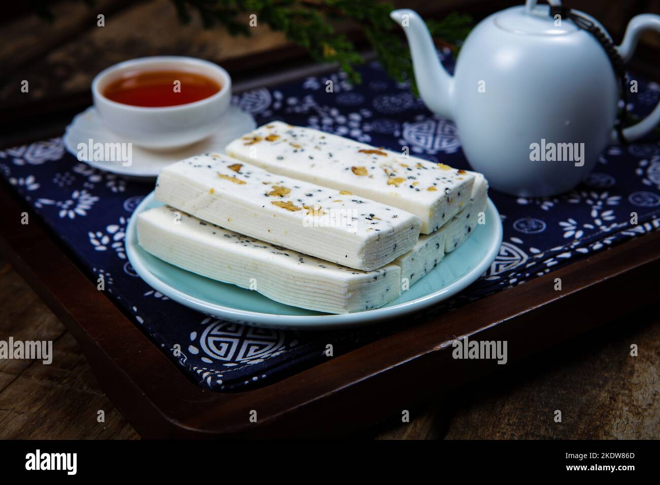 Sweetened rice flour cake hi-res stock photography and images - Alamy