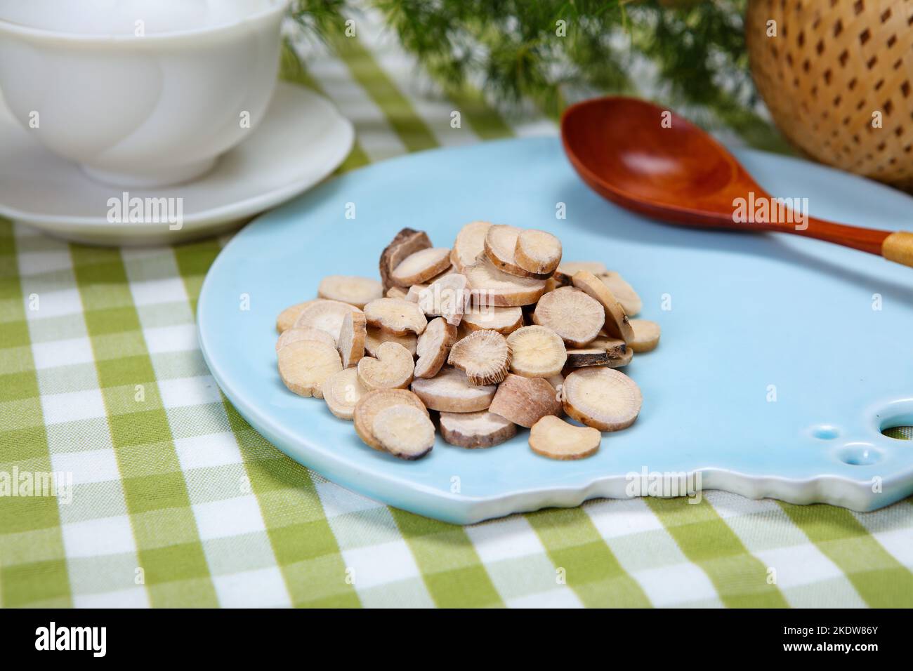 Traditional Chinese medicine radix paeoniae alba Stock Photo - Alamy