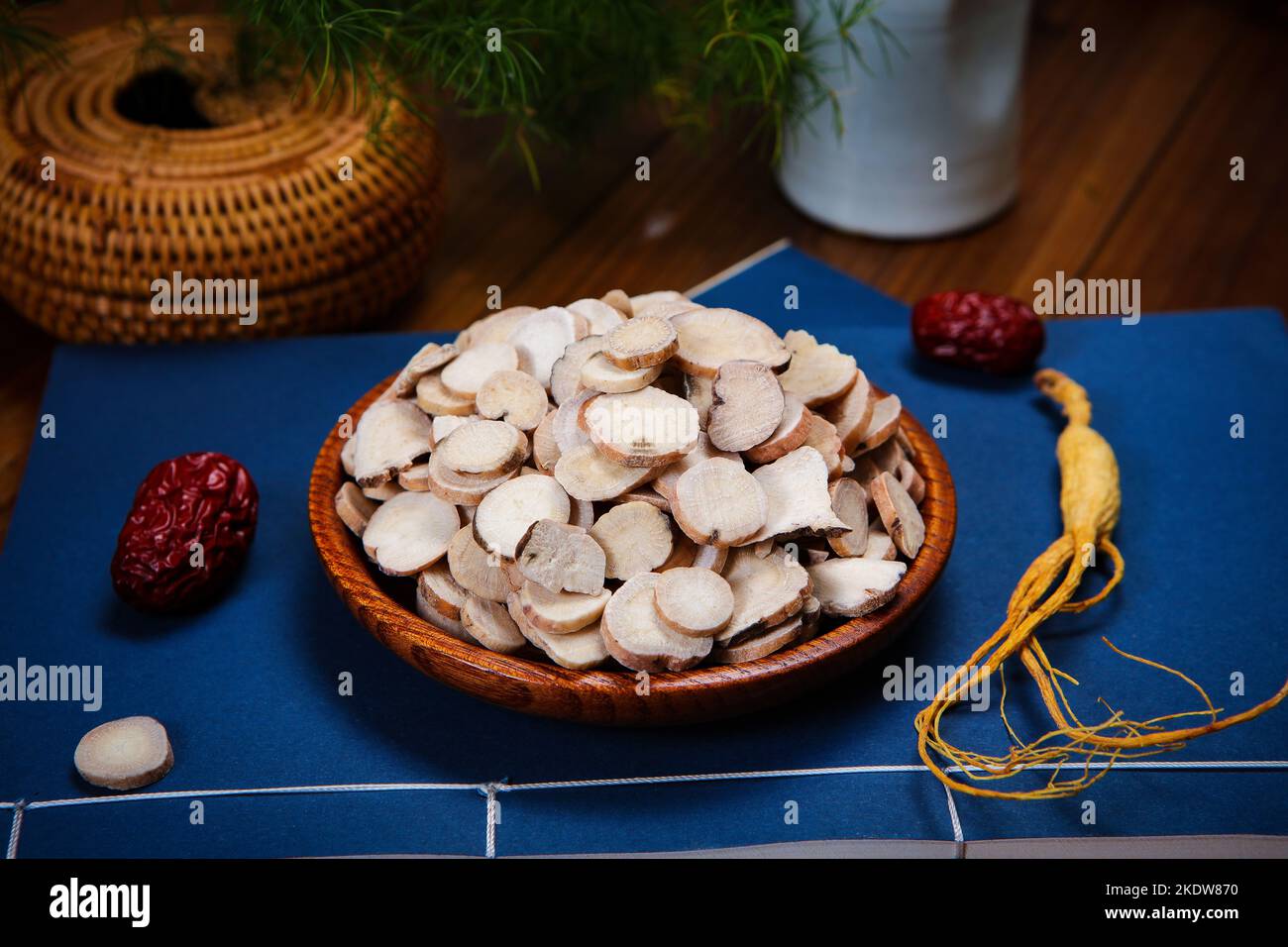 Traditional Chinese medicine radix paeoniae alba Stock Photo - Alamy