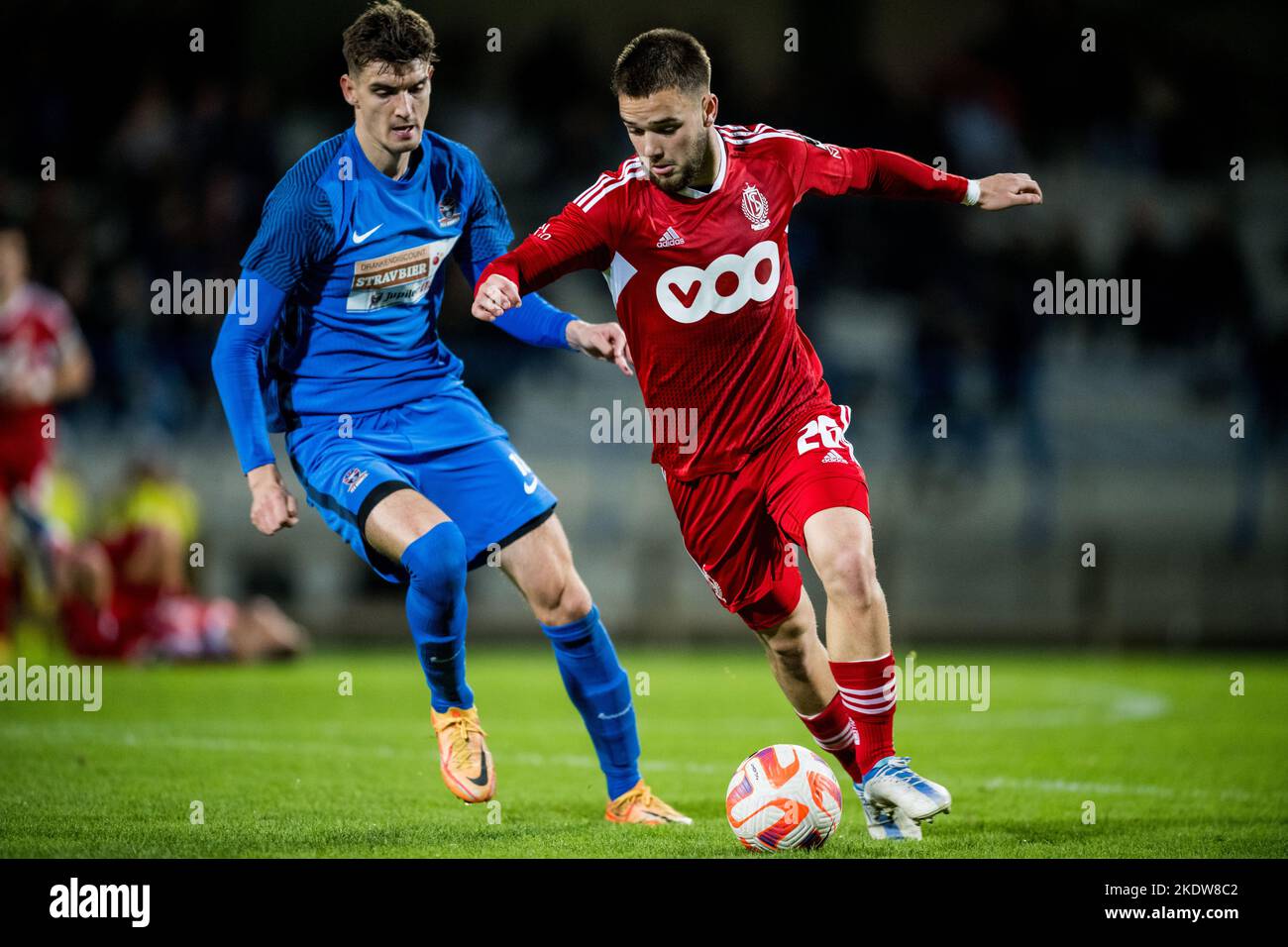 Standard's Nicolas Raskin pictured in action during a Croky Cup 1/16 ...