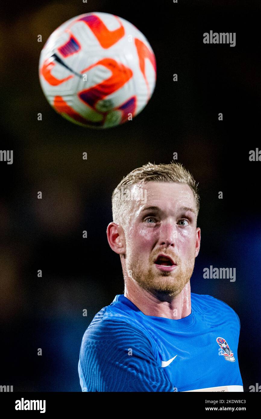 Dender's Michael Lallemand pictured in action during a Croky Cup 1/16 ...