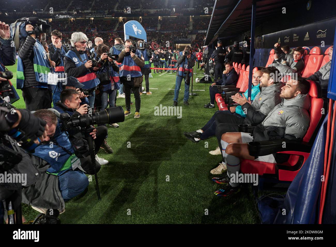 Pamplona, Spain. 08th Nov, 2022. 08 Novembre 2022; stadium El Sadar ...