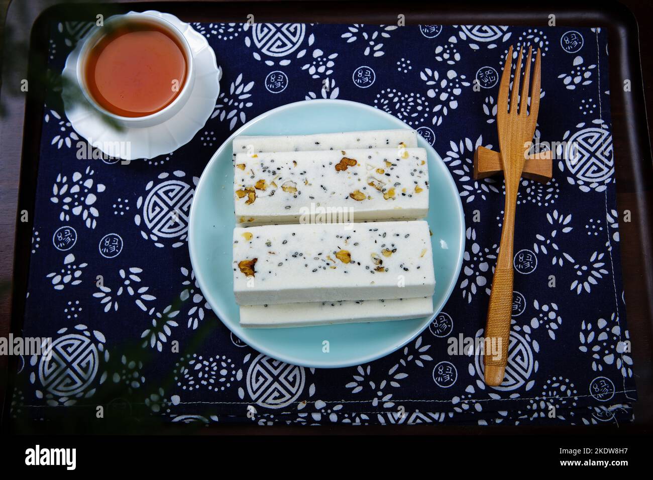 Sweetened rice flour cake hi-res stock photography and images - Alamy