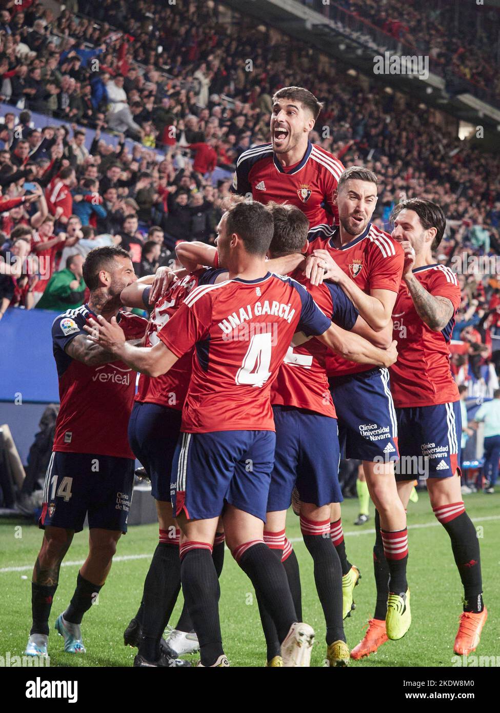 Pamplona, Spain. 08th Nov, 2022. 08 Novembre 2022; stadium El Sadar ...