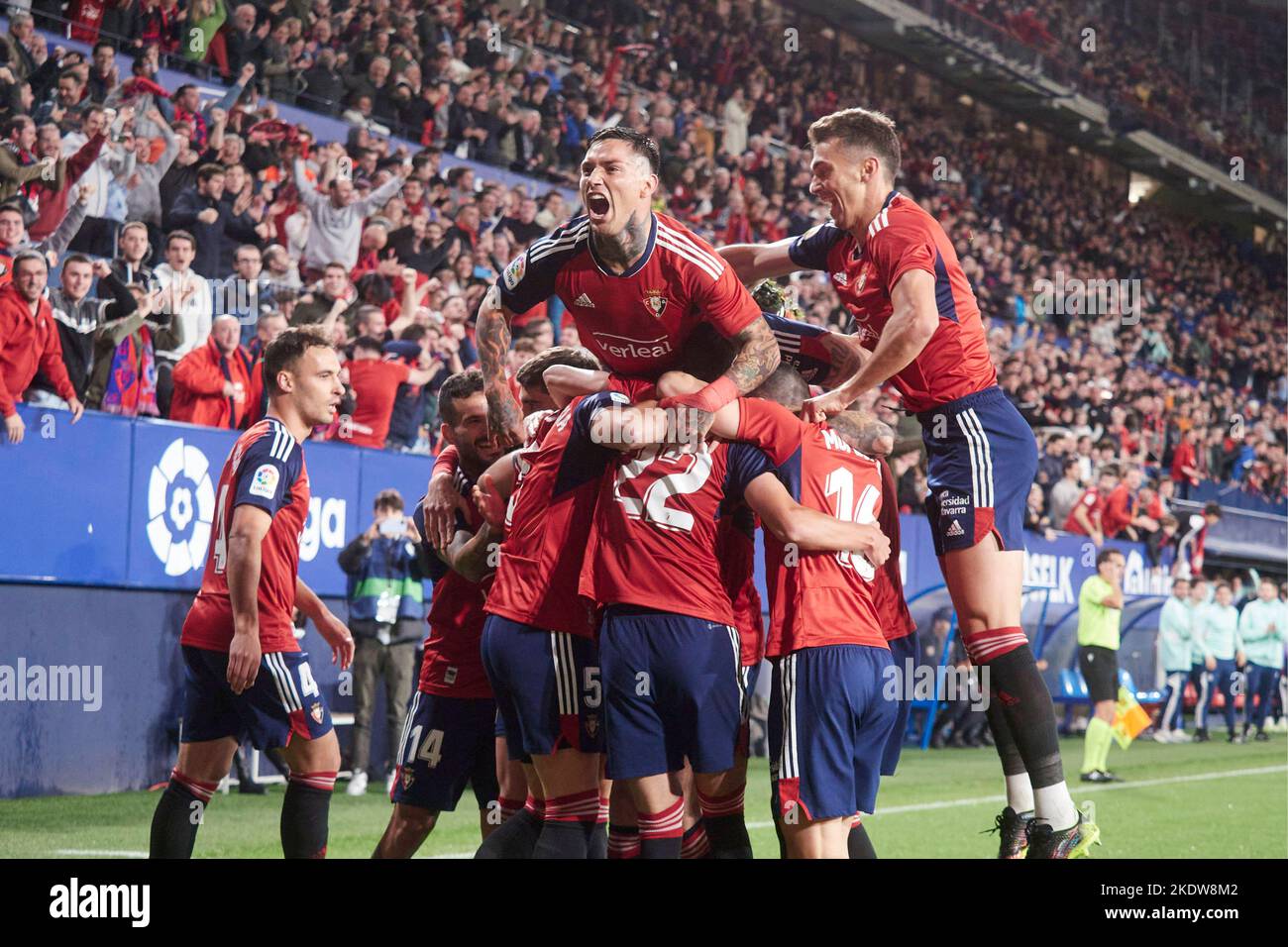 Pamplona, Spain. 08th Nov, 2022. 08 Novembre 2022; stadium El Sadar ...