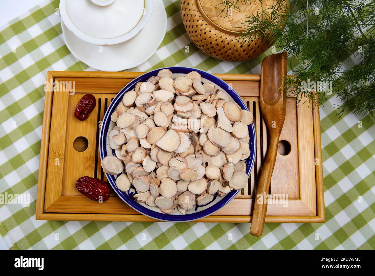 Traditional Chinese medicine radix paeoniae alba Stock Photo - Alamy