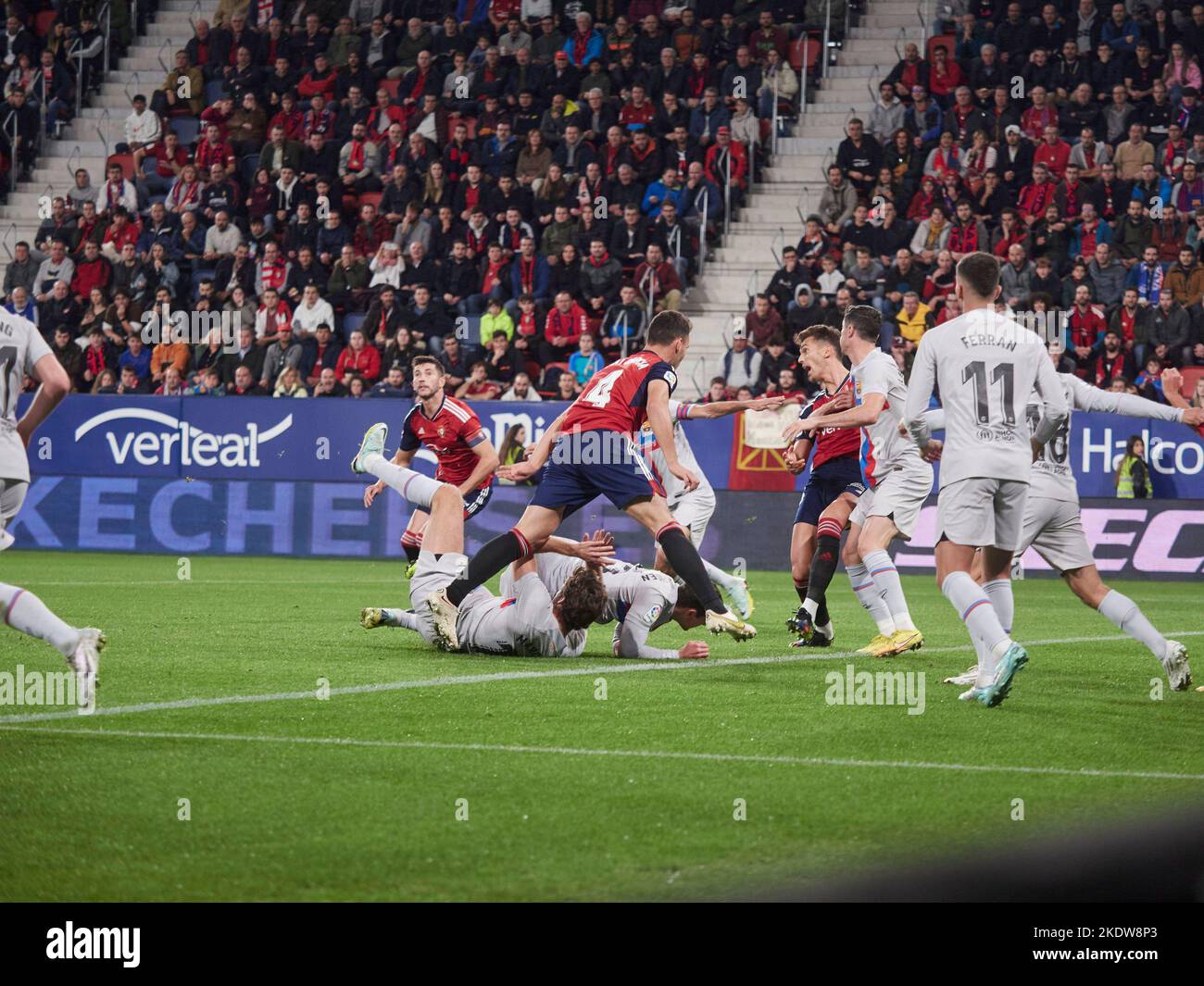 Pamplona, Spain. 08th Nov, 2022. 08 Novembre 2022; stadium El Sadar ...