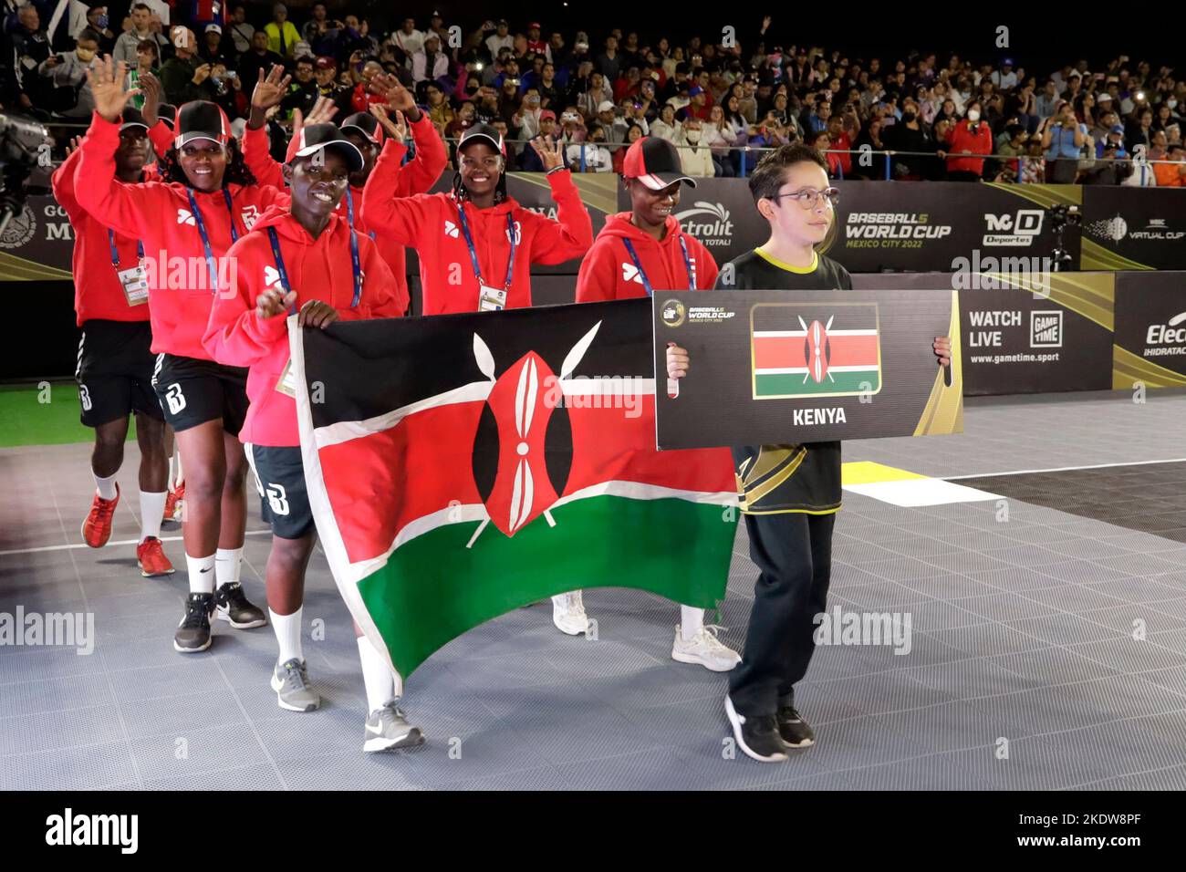 November 7, 2022, Mexico City, Mexico: The Kenyan team in the first ...