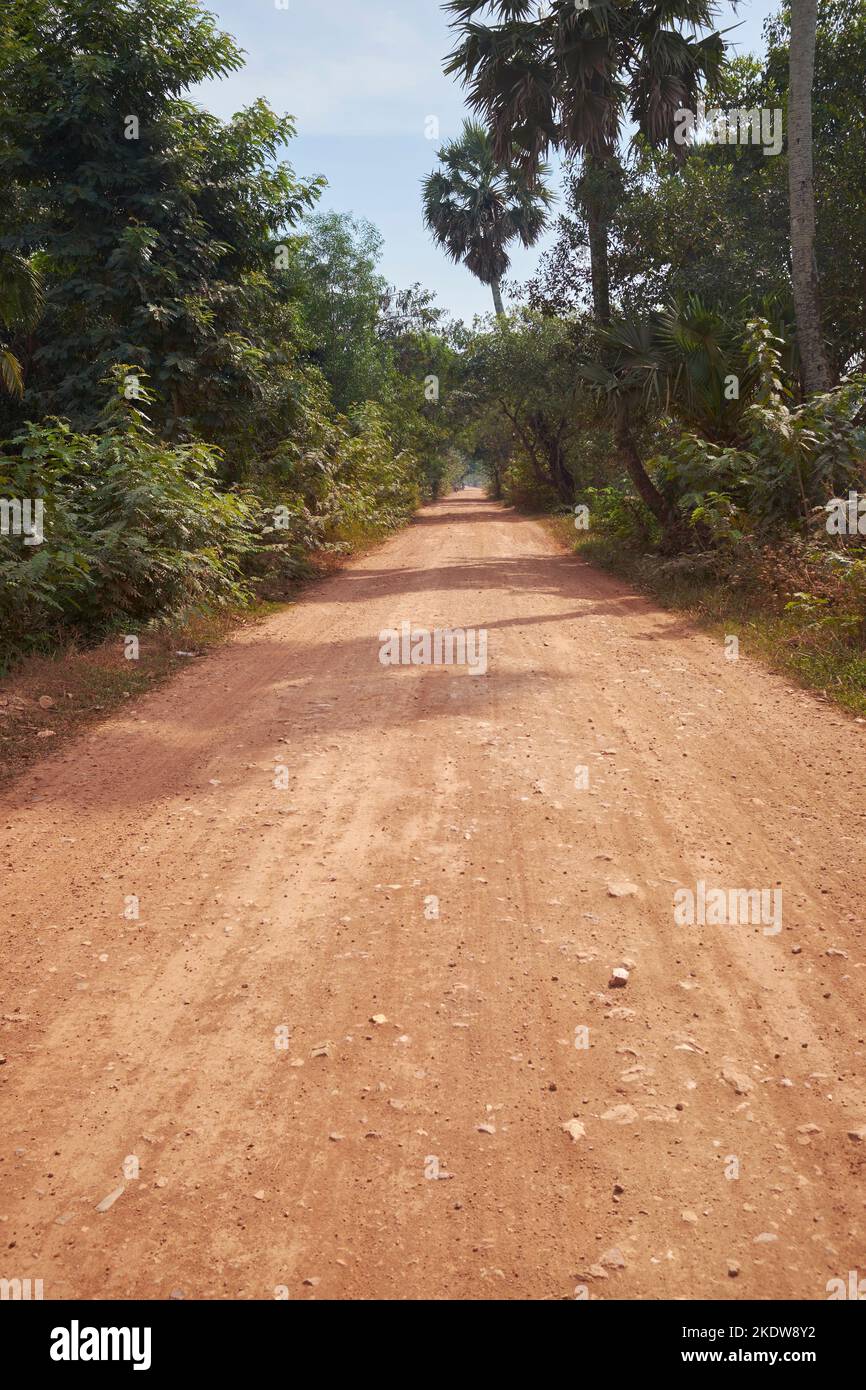 Dirt Track Road Kampot Cambodia Stock Photo - Alamy