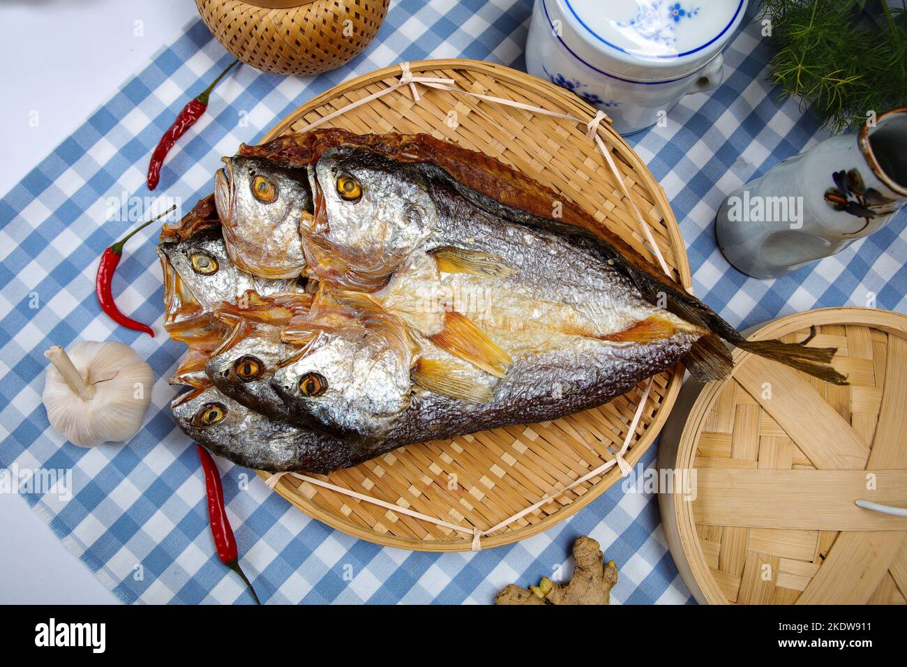 A small amount of dried fish Stock Photo - Alamy