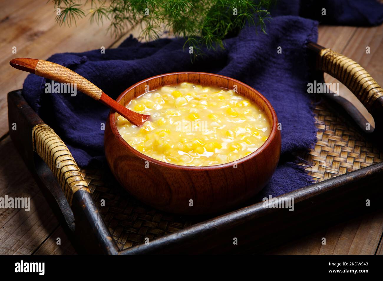 A bowl of maize porridge Stock Photo - Alamy