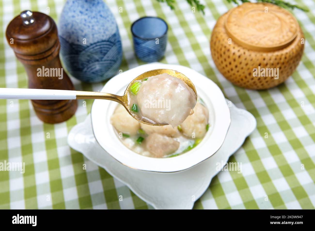Delicious taro soup Stock Photo - Alamy