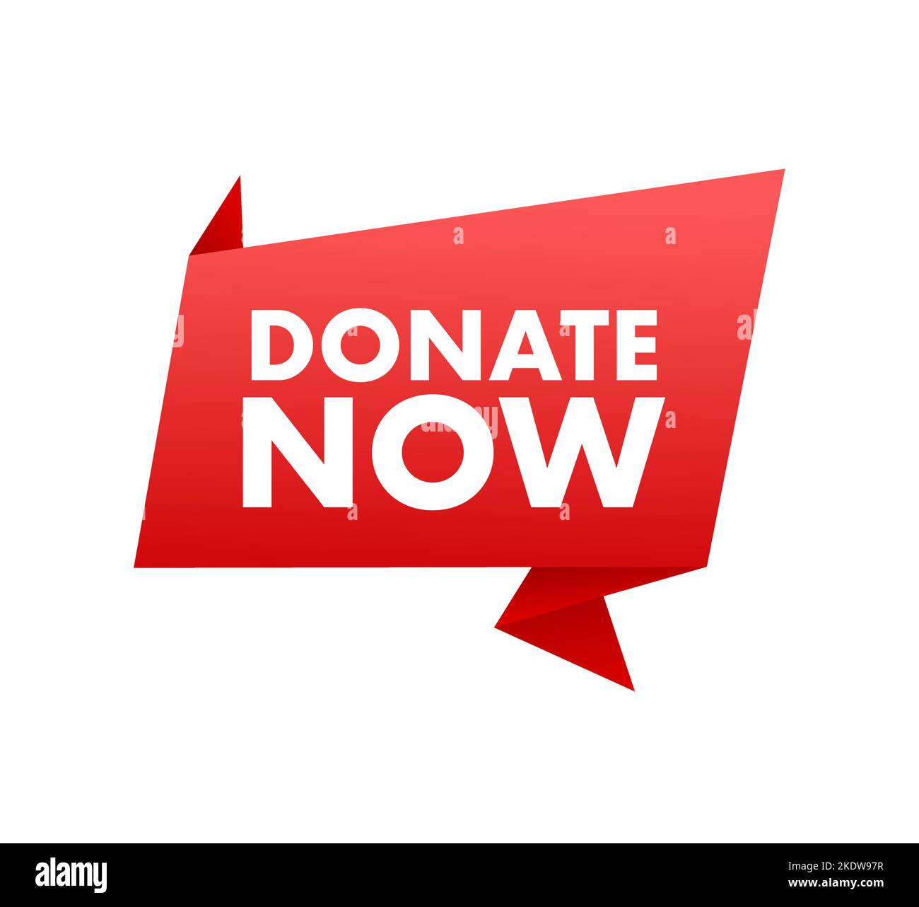 Donate now sign, label. Vector stock illustration Stock Vector Image ...
