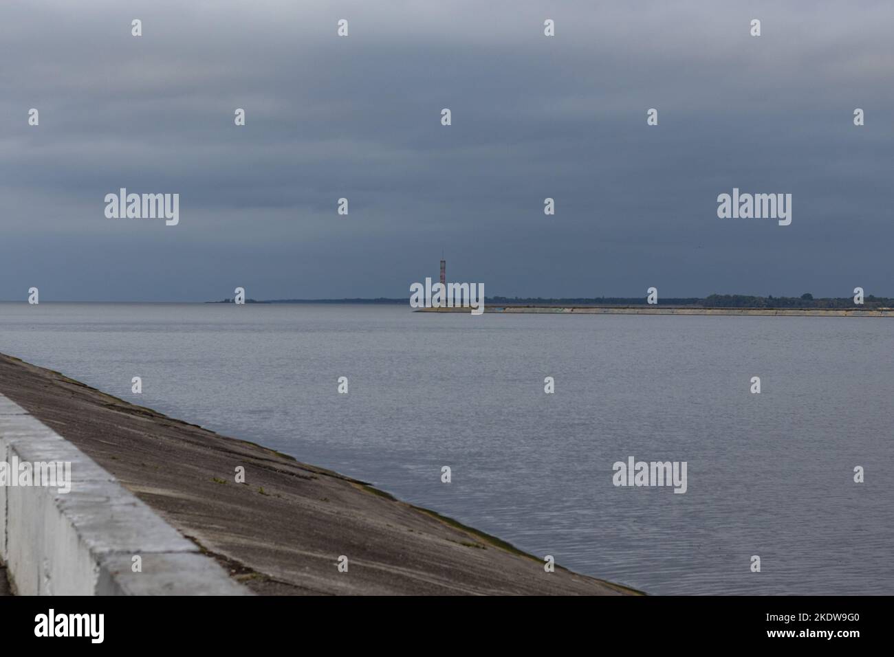 Kyiv Cistern watchtower. Kyyivs'ke vodoskhovyshche. The lighthouse on ...