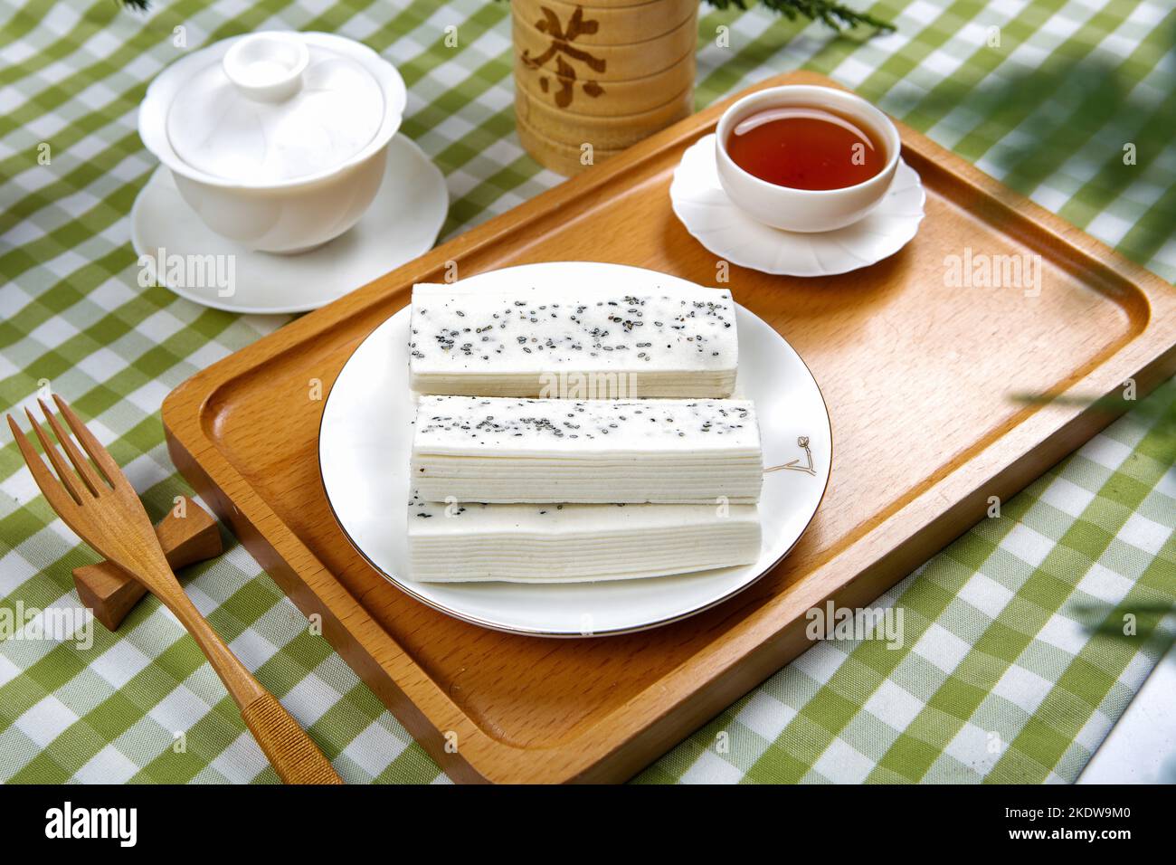 Sweetened rice flour cake hi-res stock photography and images - Alamy