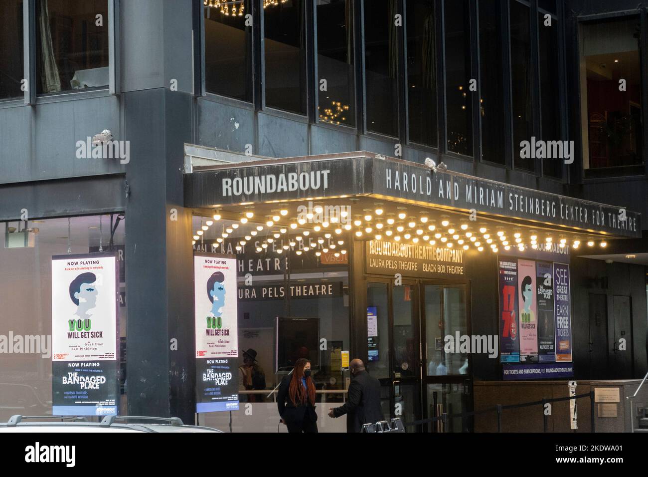 Roundabout Theatre Marquee in Times Square, New York City, USA 2022 ...