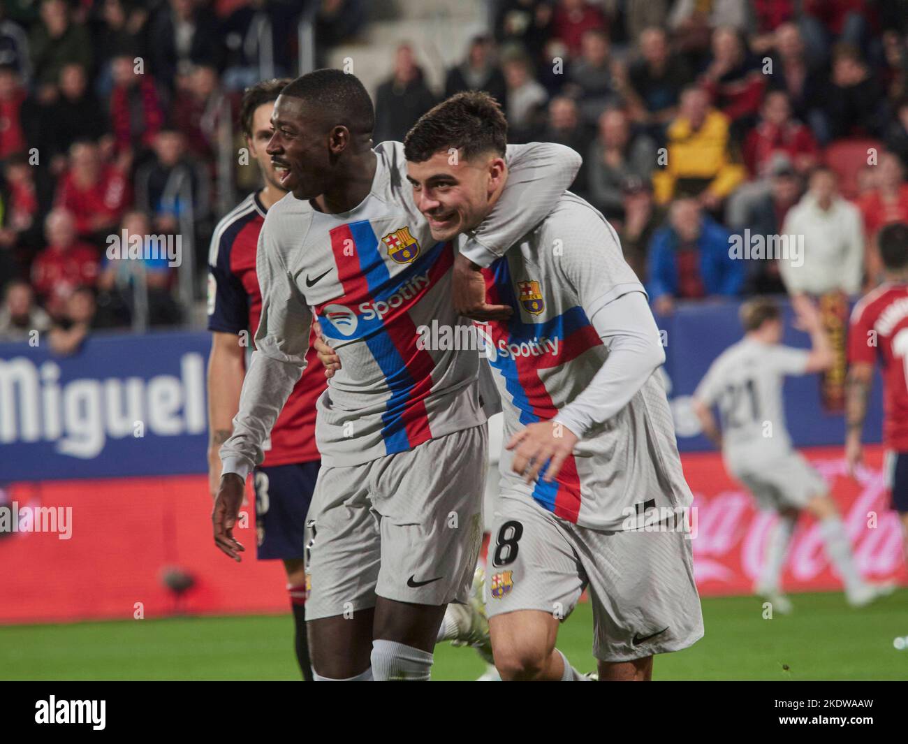 Pamplona, Spain. 08th Nov, 2022. 08 Novembre 2022; stadium El Sadar ...