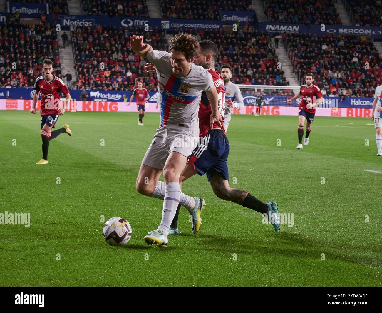 Pamplona, Spain. 08th Nov, 2022. 08 Novembre 2022; stadium El Sadar ...