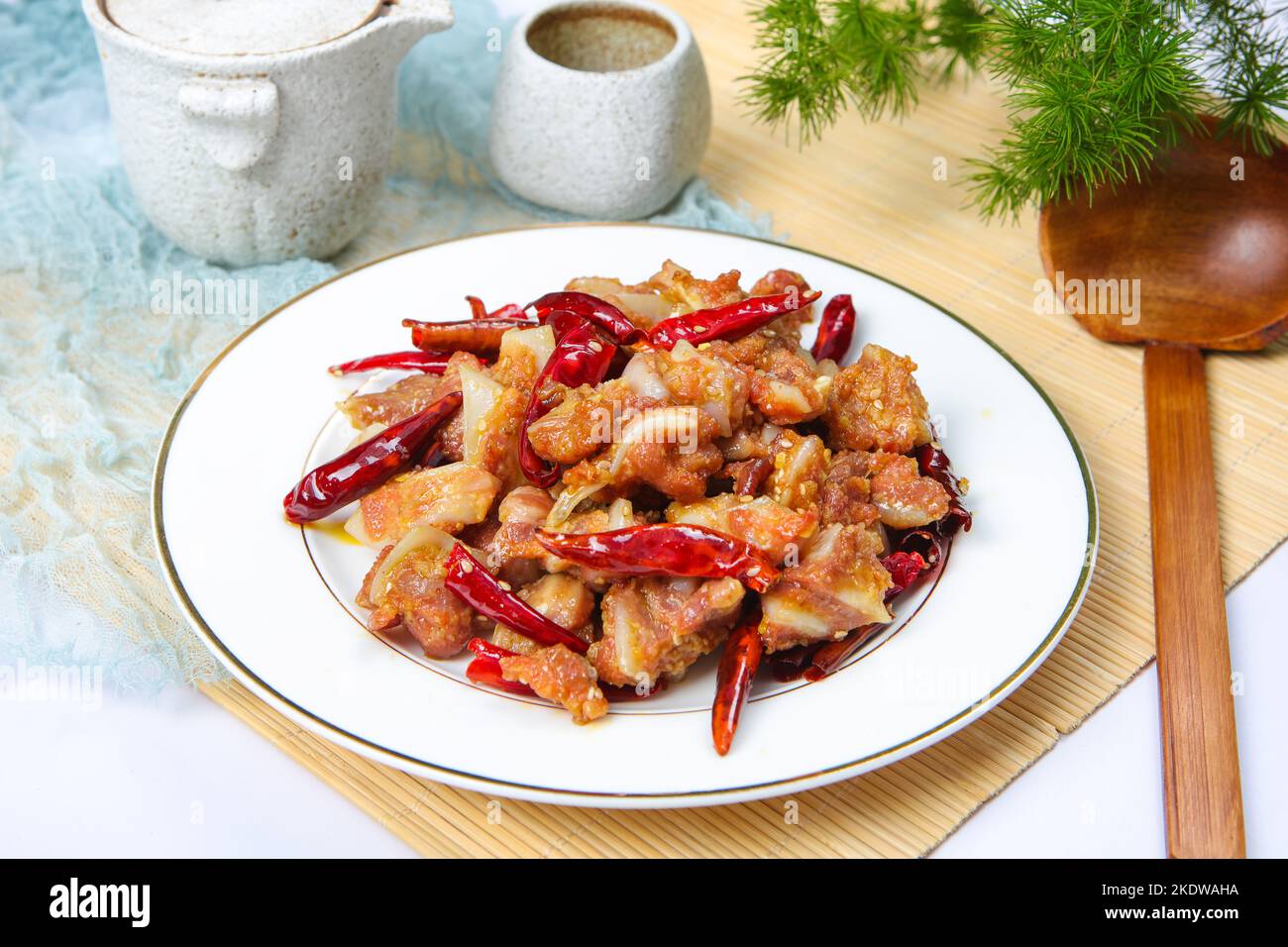 Fried pig cartilage Stock Photo - Alamy