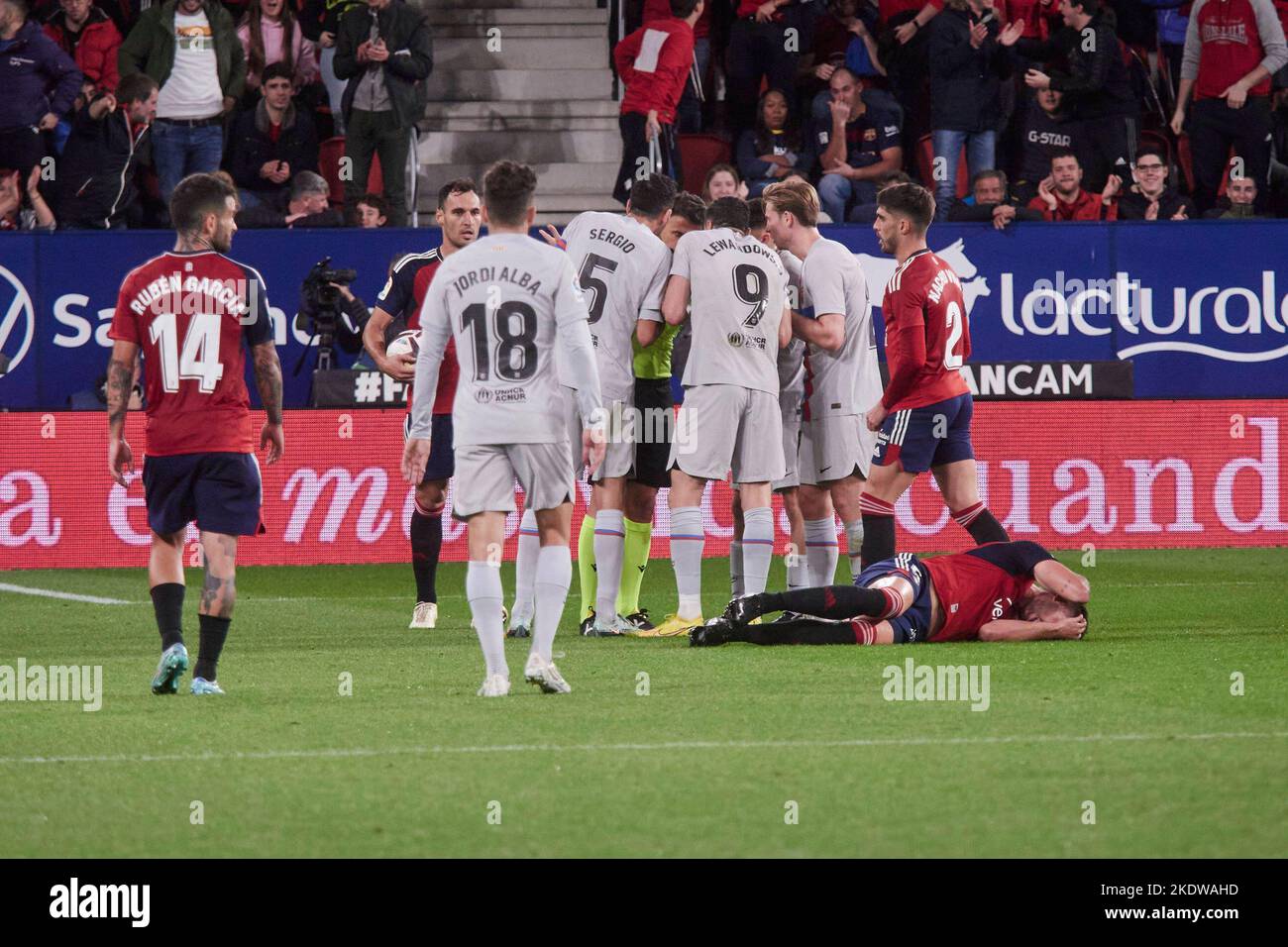 Pamplona, Spain. 08th Nov, 2022. 08 Novembre 2022; stadium El Sadar ...