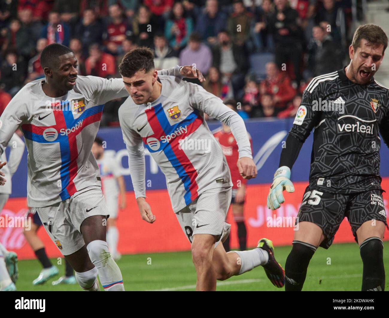 Pamplona, Spain. 08th Nov, 2022. 08 Novembre 2022; stadium El Sadar ...