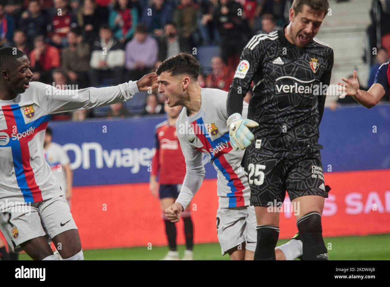 Pamplona, Spain. 08th Nov, 2022. 08 Novembre 2022; stadium El Sadar ...