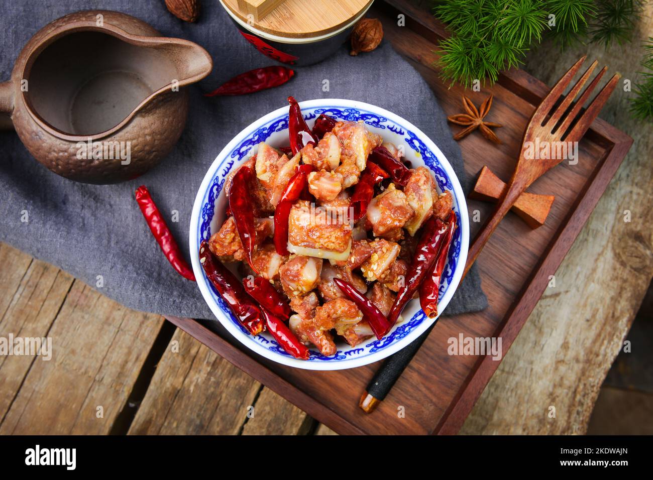 Fried pig cartilage Stock Photo - Alamy