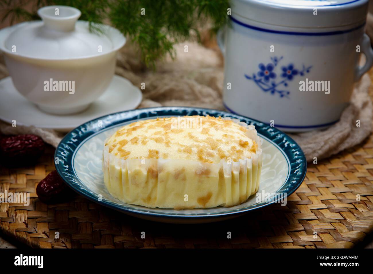 Delicious steamed cake Stock Photo - Alamy