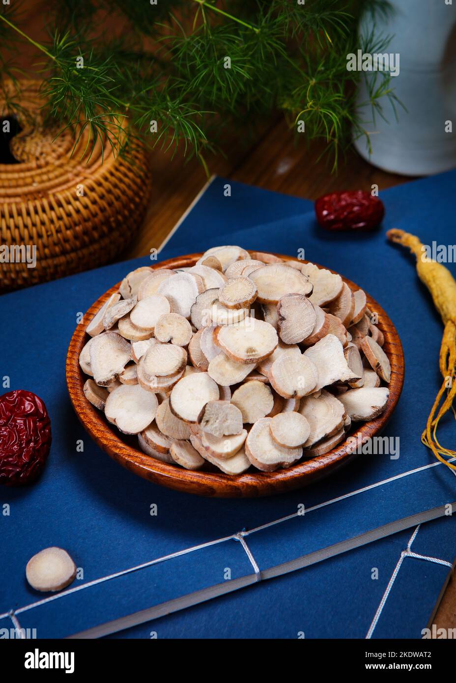 Traditional Chinese medicine radix paeoniae alba Stock Photo - Alamy