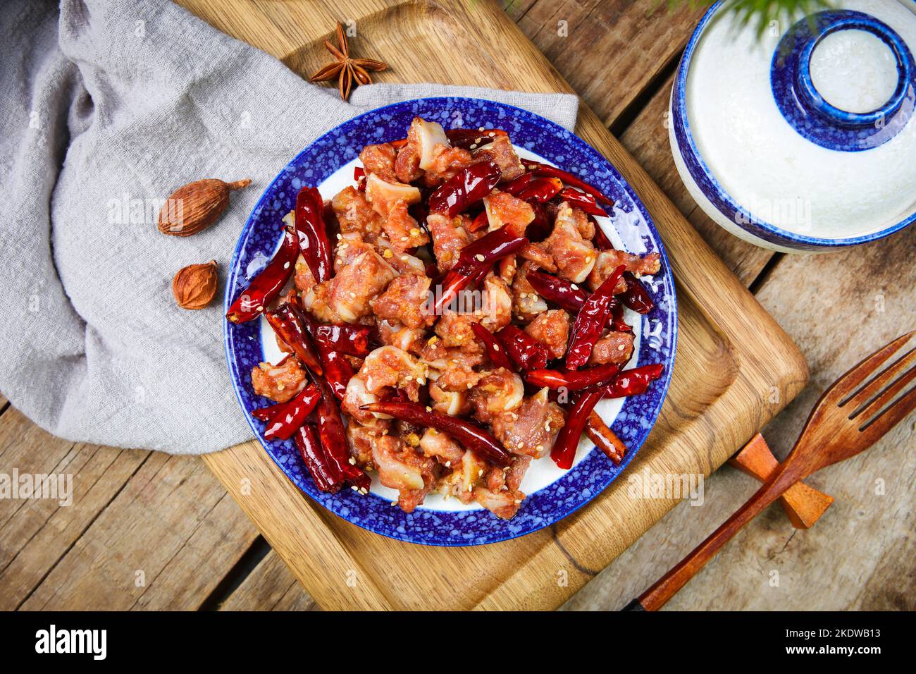 Fried pig cartilage Stock Photo - Alamy