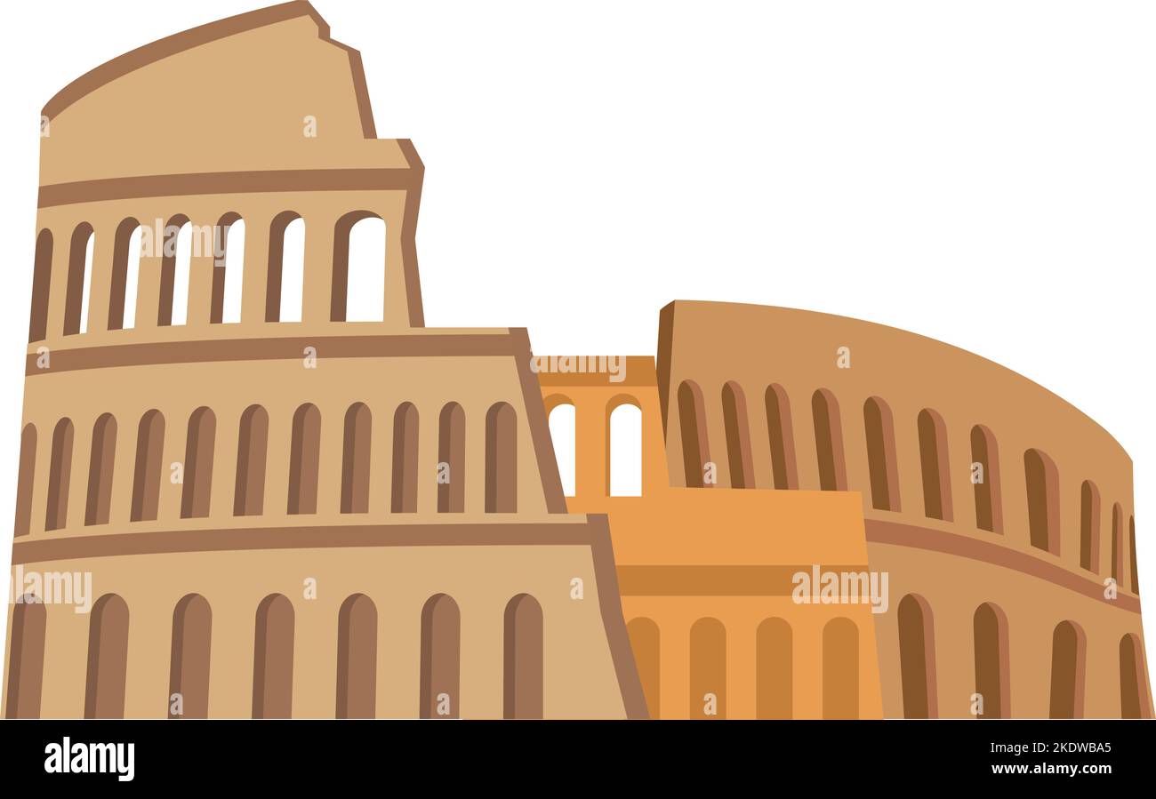 roman coliseum famous landmark icon Stock Vector Image & Art - Alamy