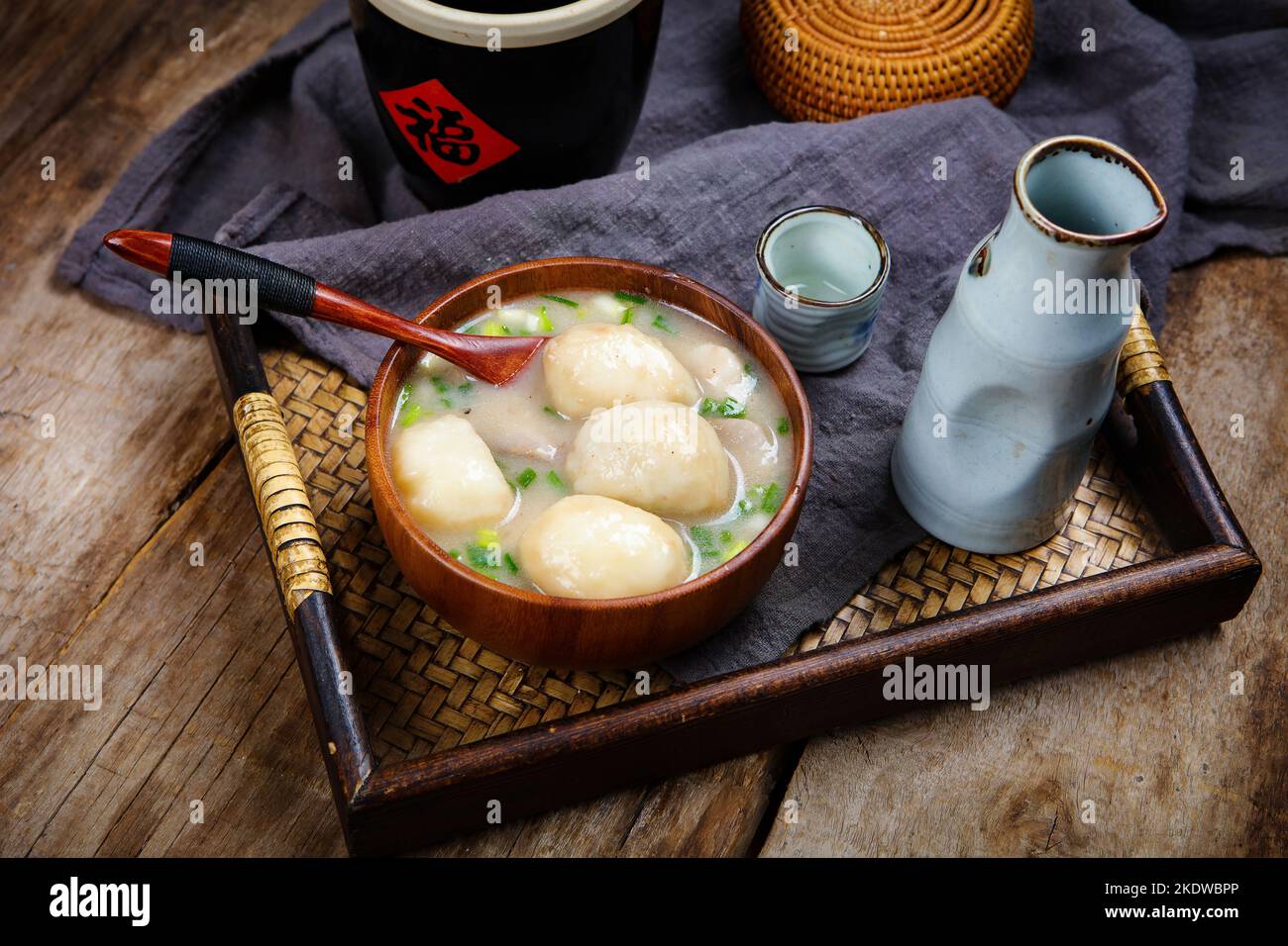 Delicious taro soup Stock Photo - Alamy