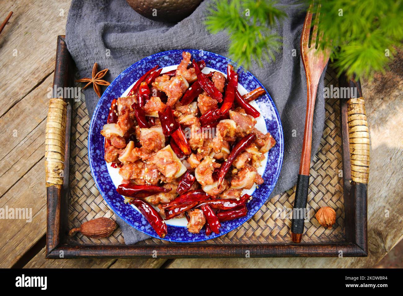 Fried pig cartilage Stock Photo - Alamy