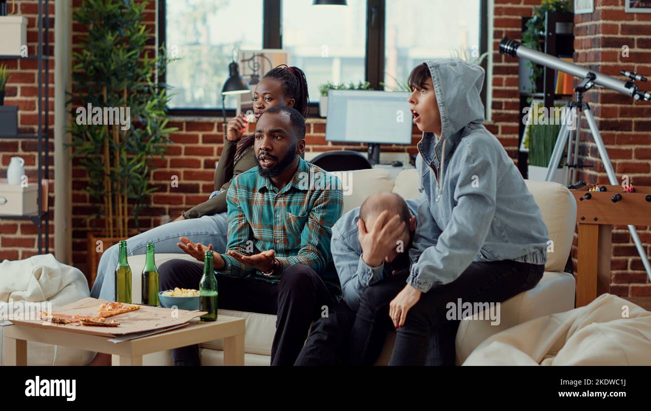 African american sad soccer hi-res stock photography and images - Alamy