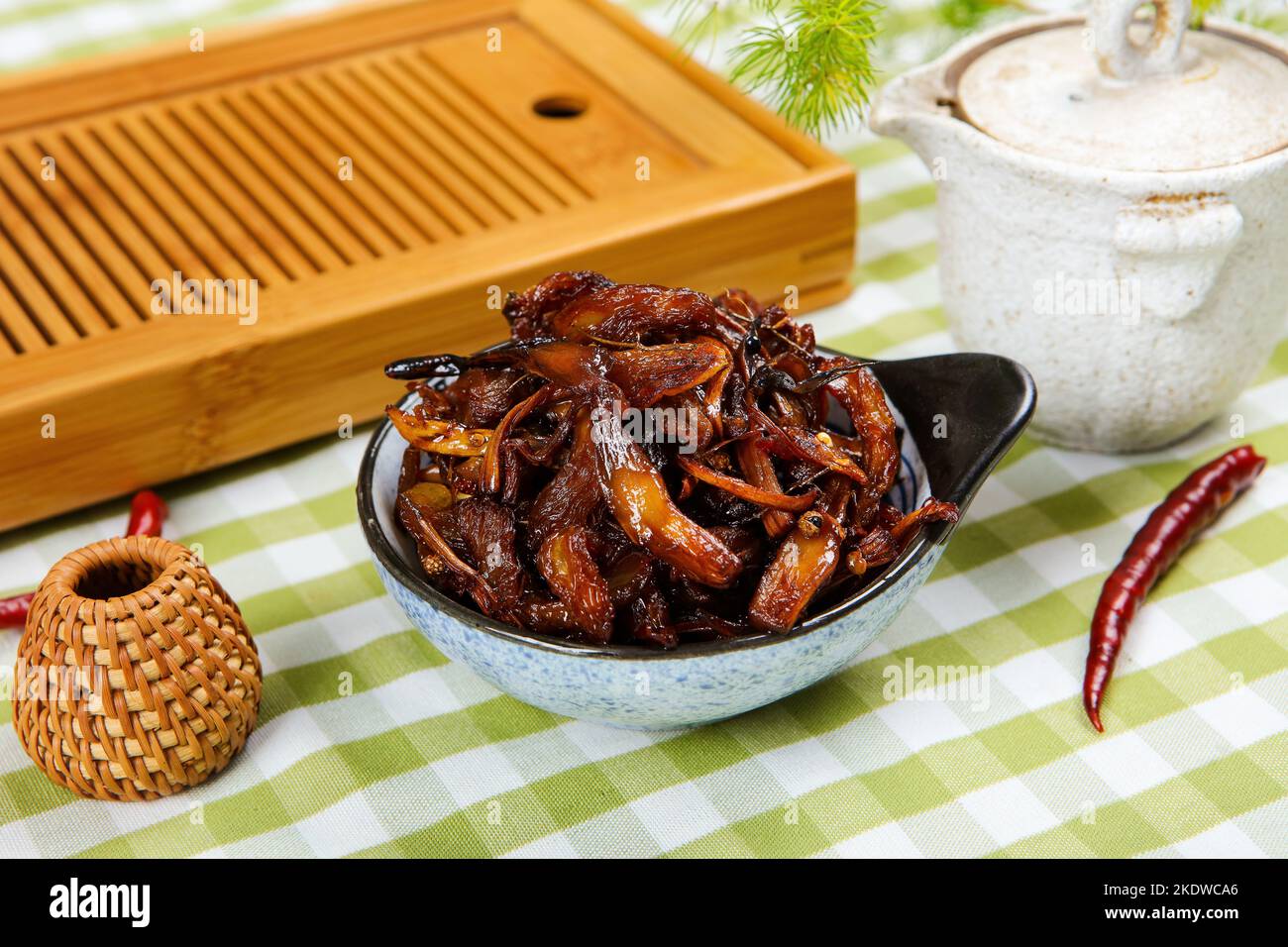 A plate of Fried chicken Stock Photo - Alamy