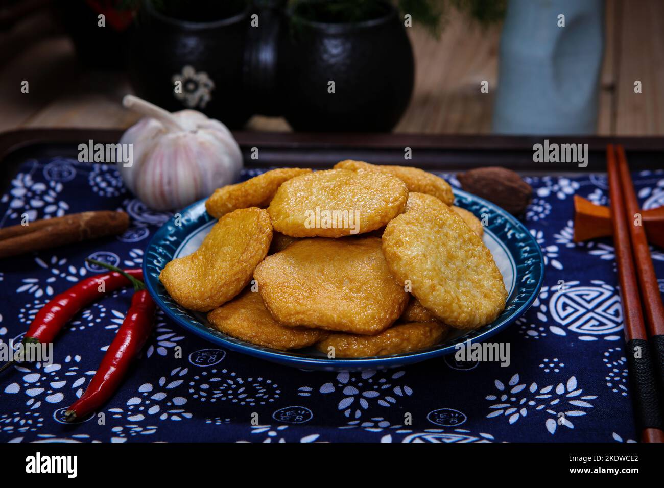 A dish of fish cakes Stock Photo - Alamy