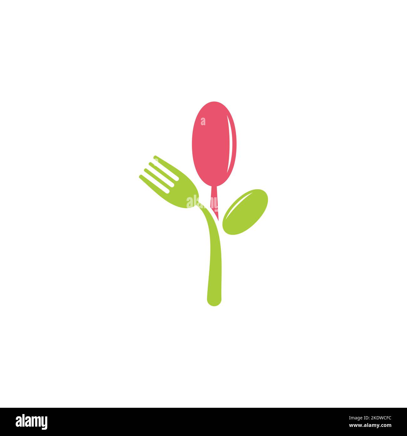 Spoon leaf Stock Vector Images - Alamy